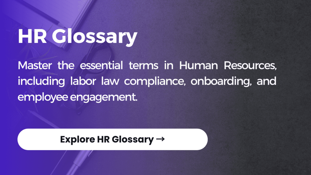 Human Resource Glossary - No Cap Consulting